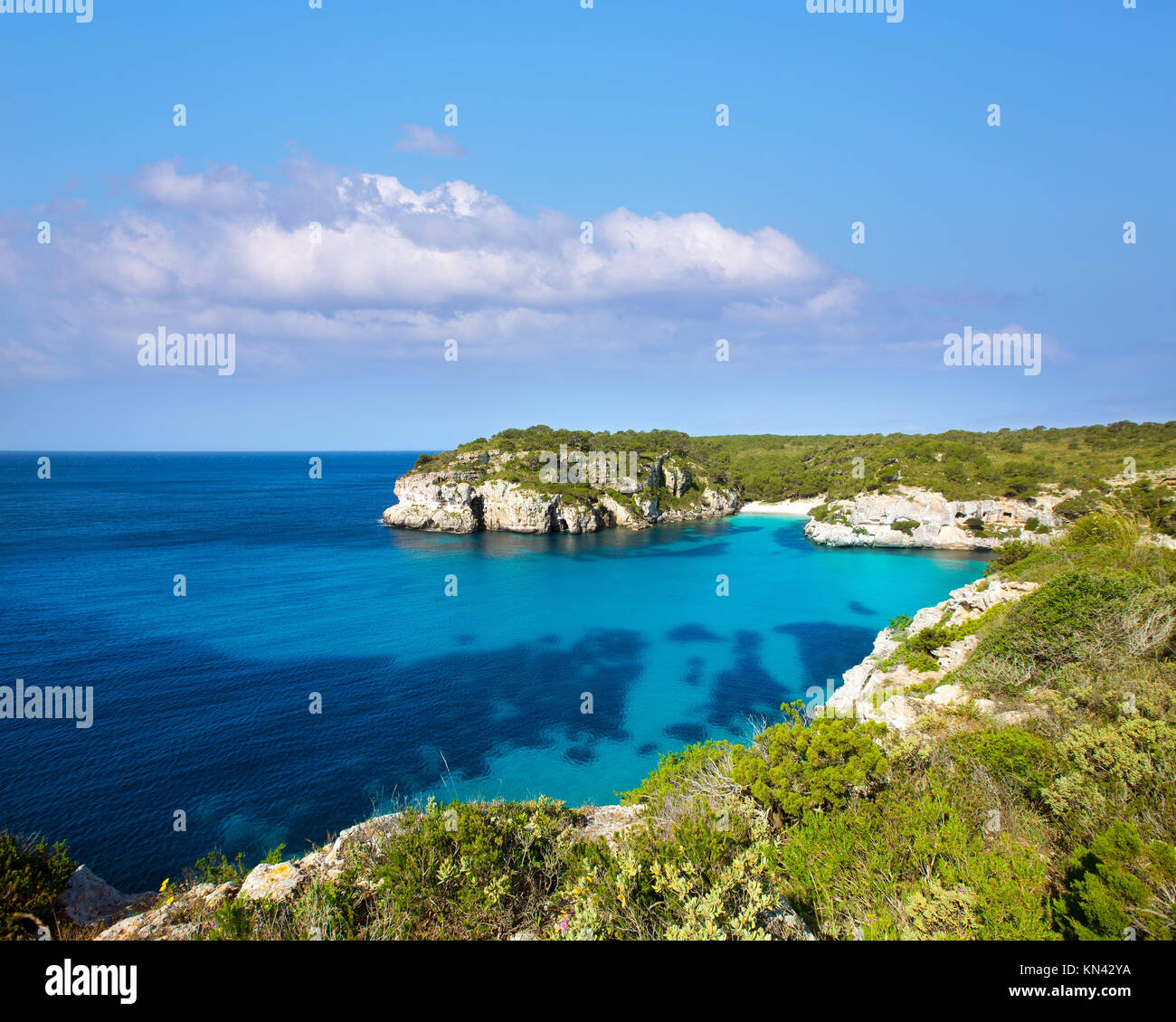 Cala Macarella and Macarelleta Ciutadella in Menorca Mediterranean ...