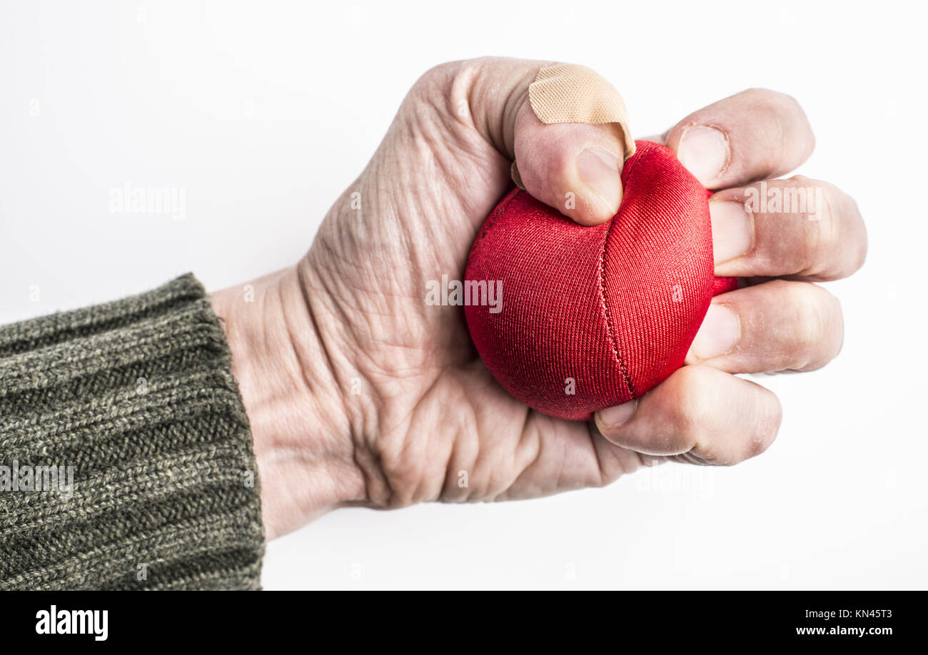 Squeezing stress ball hi-res stock photography and images - Alamy
