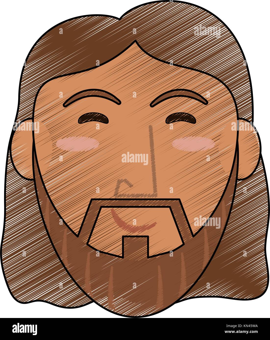 Jesus Cartoon Face