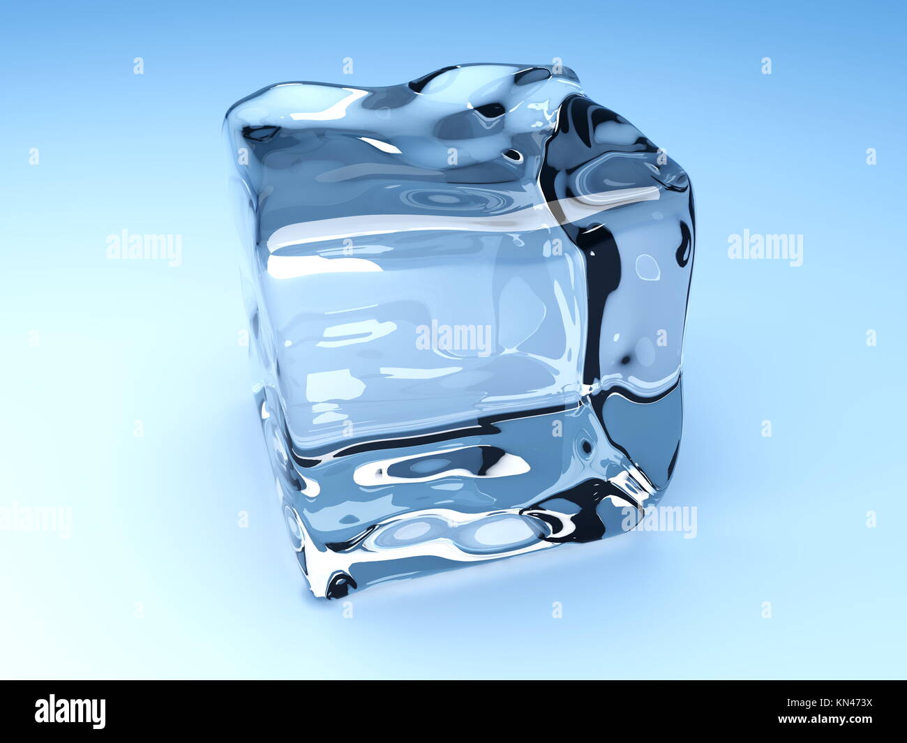 3D rendered Illustration. A group of Ice cubes Stock Photo - Alamy