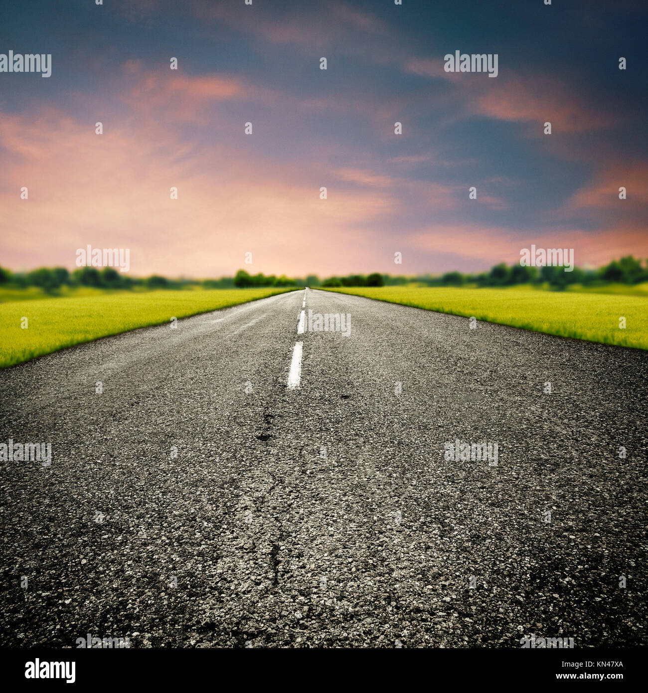 Road abstract hi-res stock photography and images - Alamy