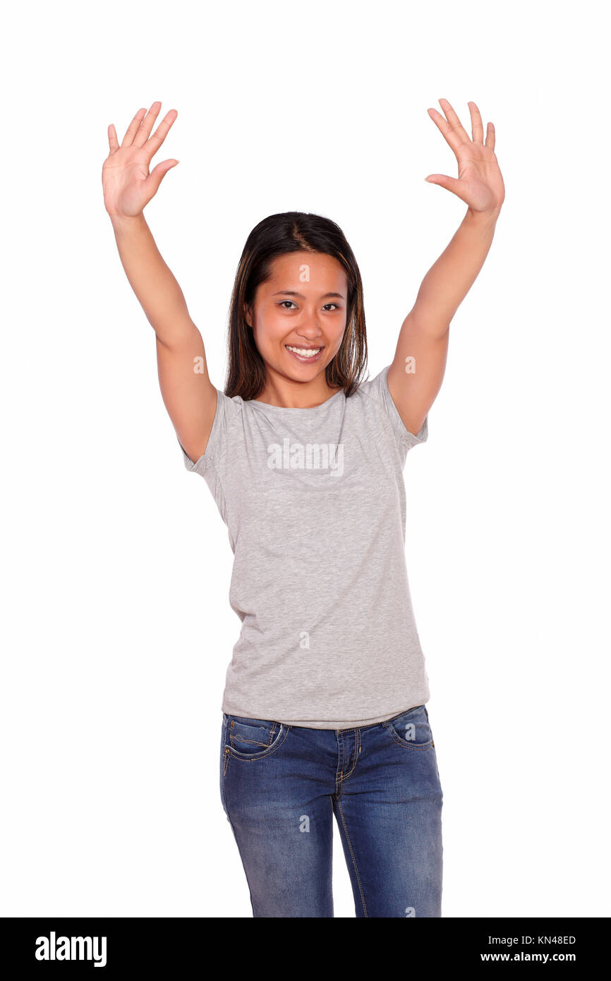 Asian greeting hands hi-res stock photography and images - Alamy