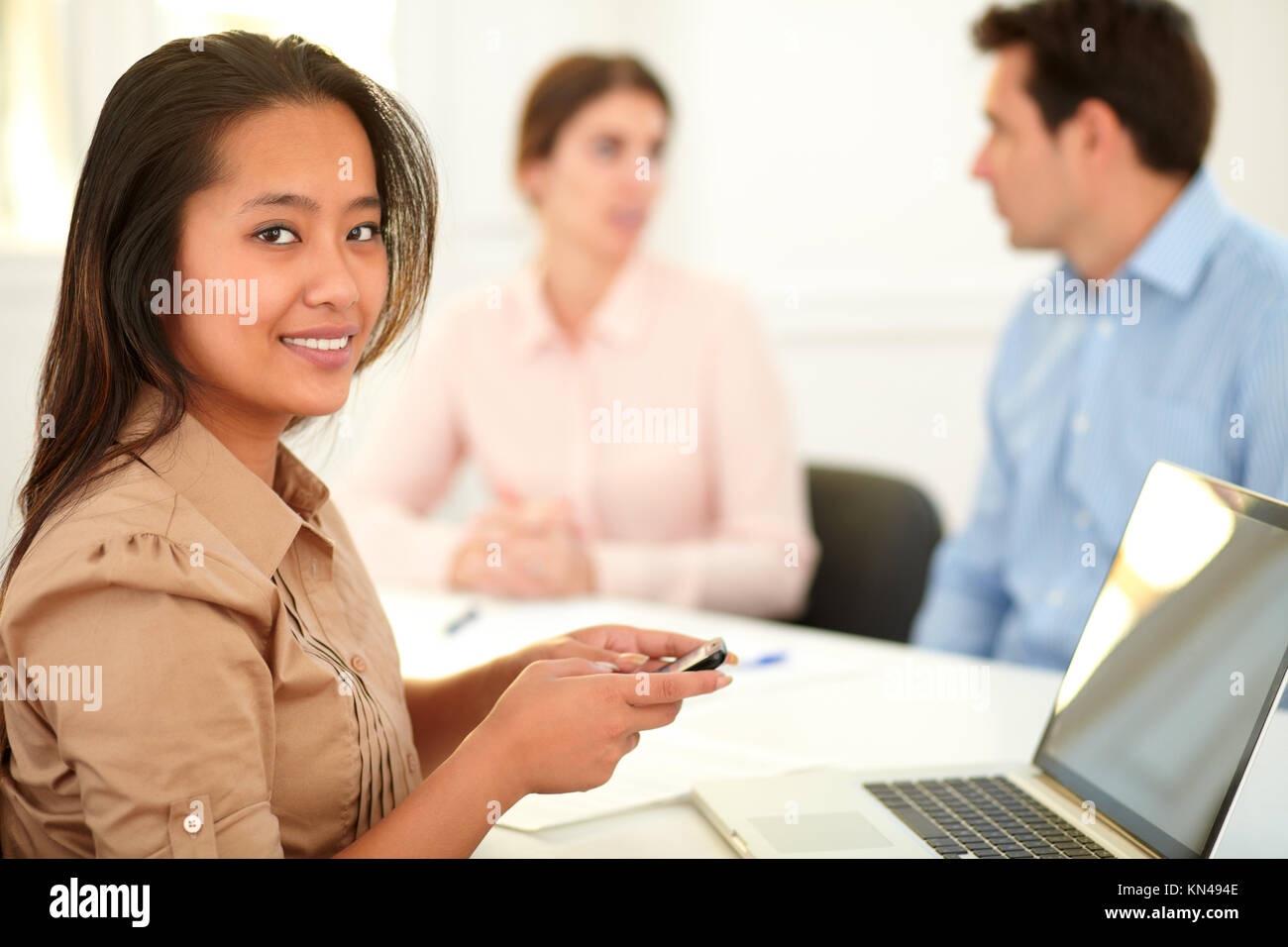 Female message hi-res stock photography and images - Alamy