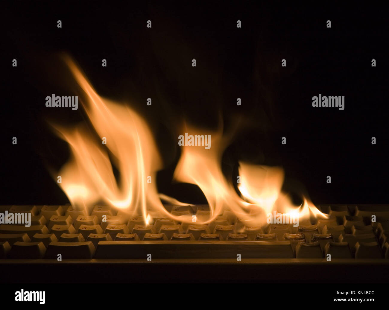 Keyboard and fire hi-res stock photography and images - Alamy