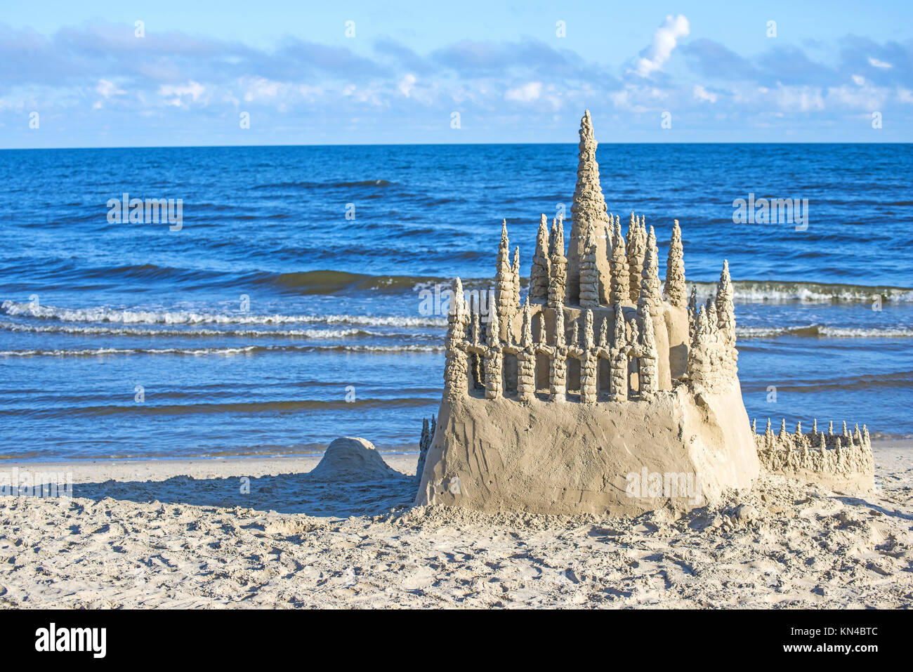 Sandcastle blue sky hi-res stock photography and images - Alamy