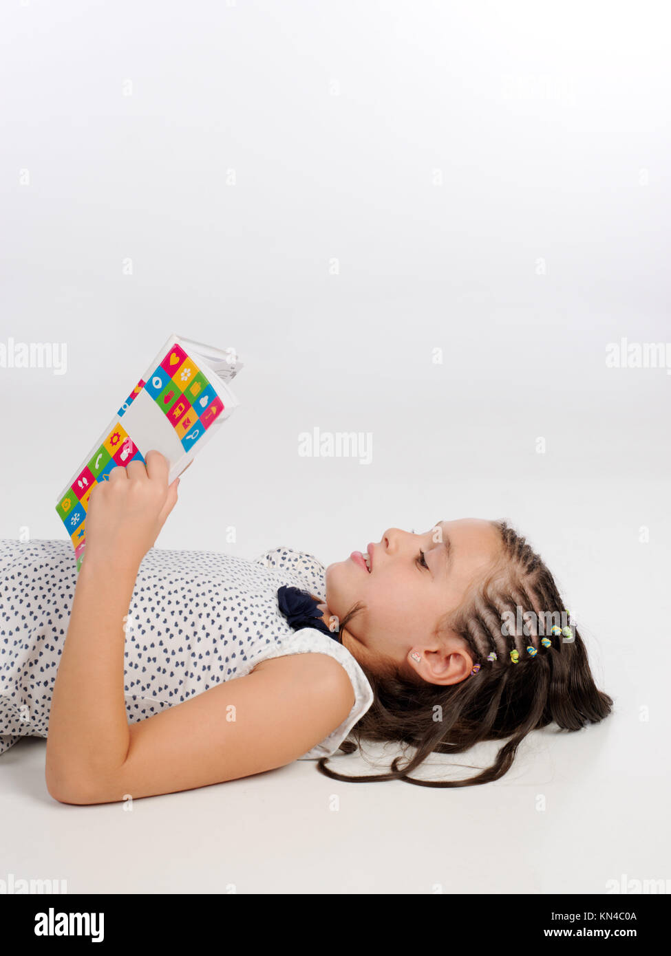 Little girl studying Stock Photo - Alamy Little girl studying Stock Photo - Alamy