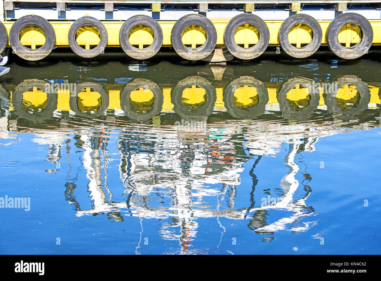 Reflection of fishing boat hi-res stock photography and images - Alamy
