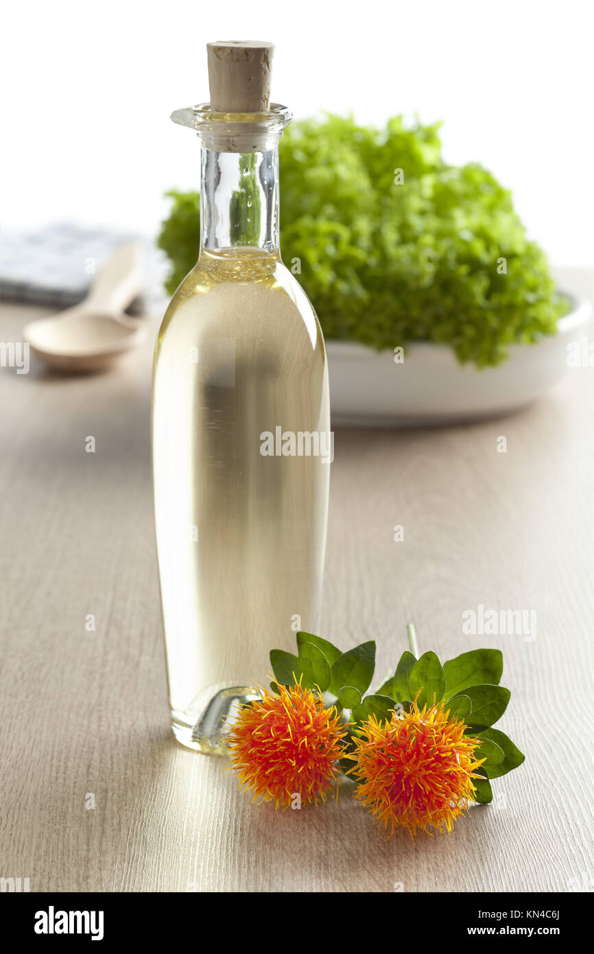 Safflower Oil Carthamus Tinctorius High Resolution Stock Photography ...