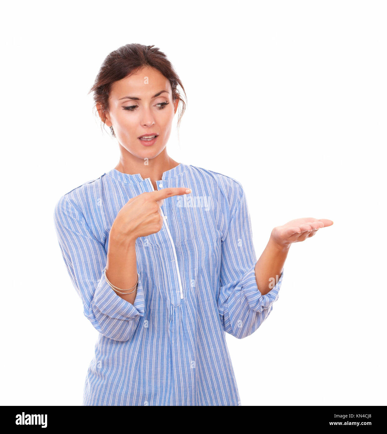 Palm Of Left Hand High Resolution Stock Photography and Images - Alamy