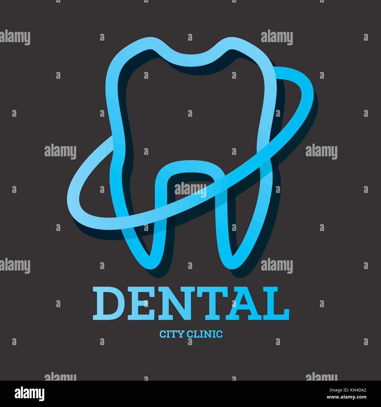 Dental logo hi-res stock photography and images - Alamy