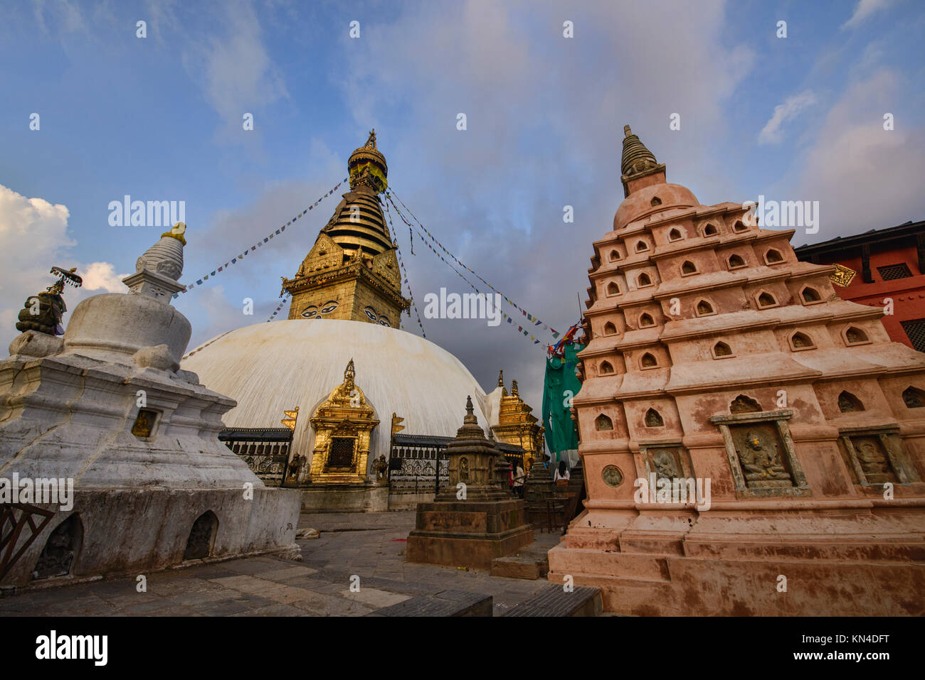 Swayambhunath, the Monkey Temple, Kathmandu, Nepal Stock Photo - Alamy