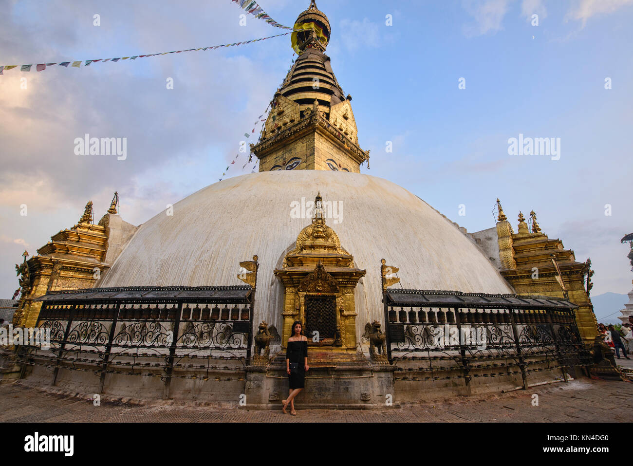 Swayambhunath, the Monkey Temple, Kathmandu, Nepal Stock Photo - Alamy