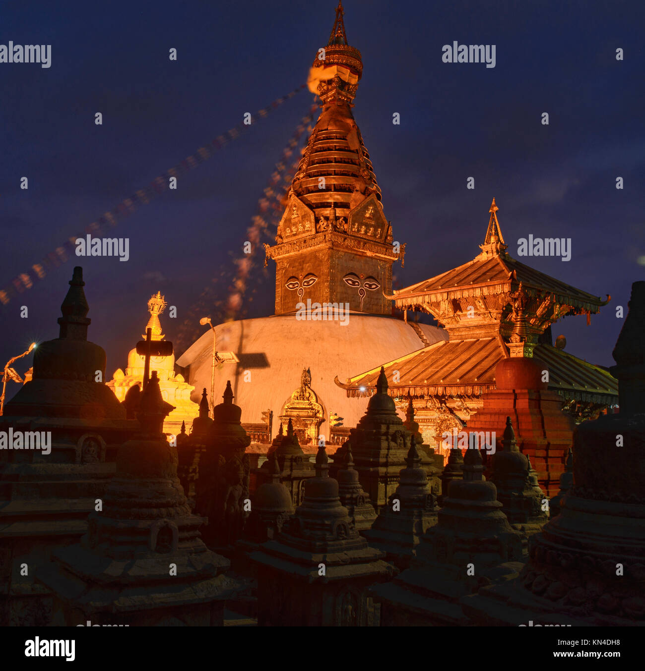 Swayambhunath, the Monkey Temple, Kathmandu, Nepal Stock Photo - Alamy