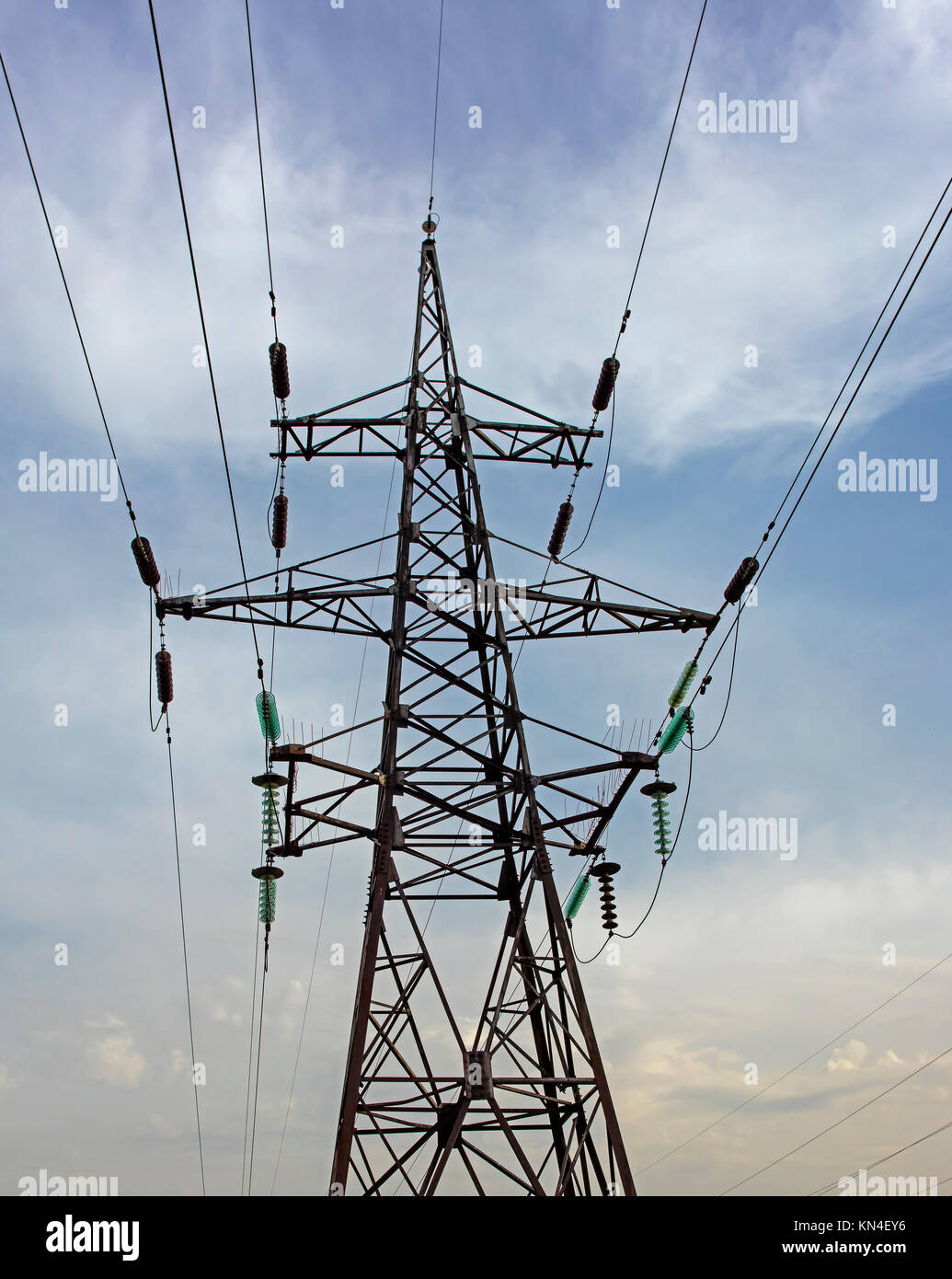power line, electric pole, electricity Stock Photo - Alamy