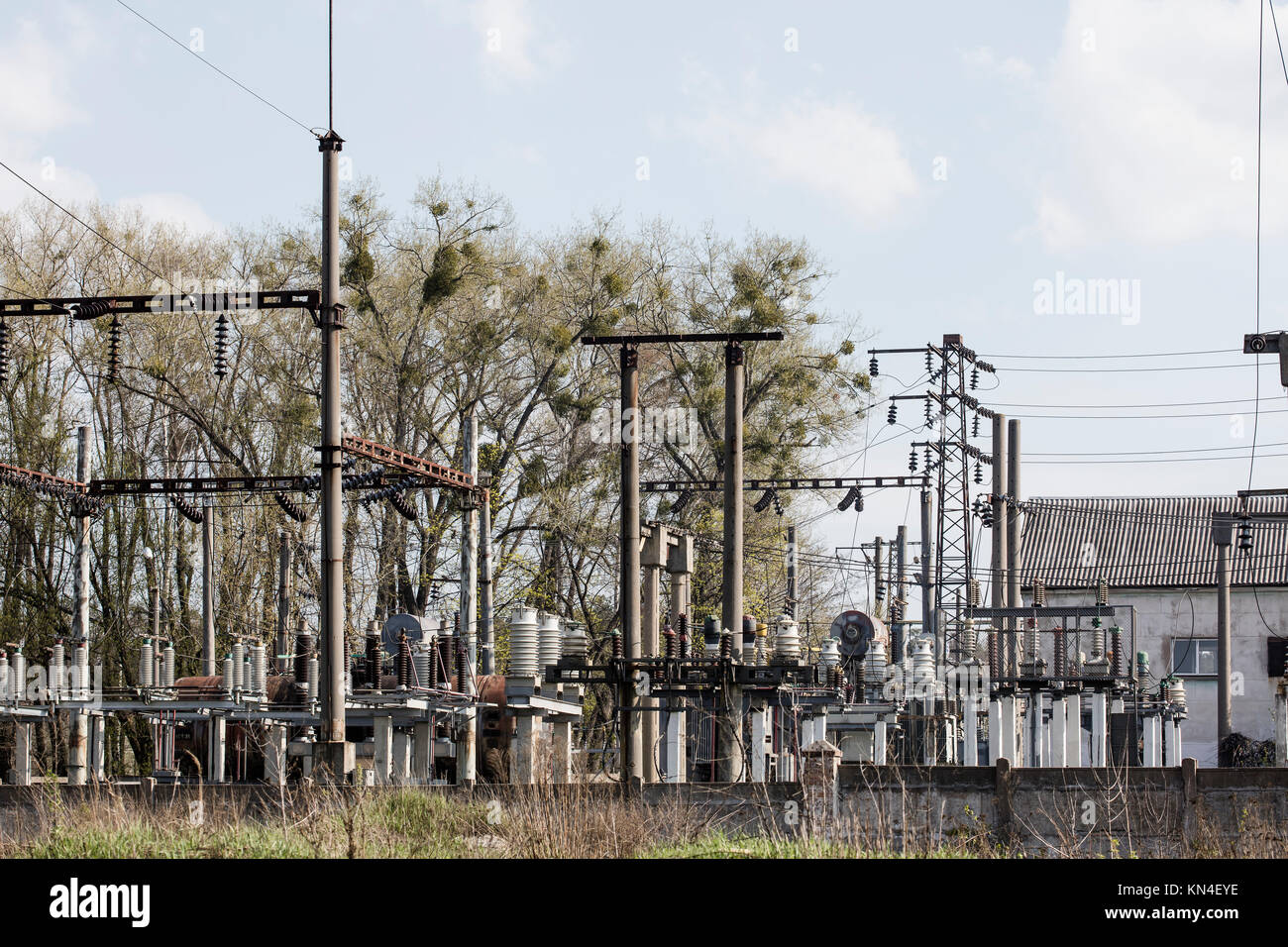 power line, electric pole, electricity Stock Photo - Alamy