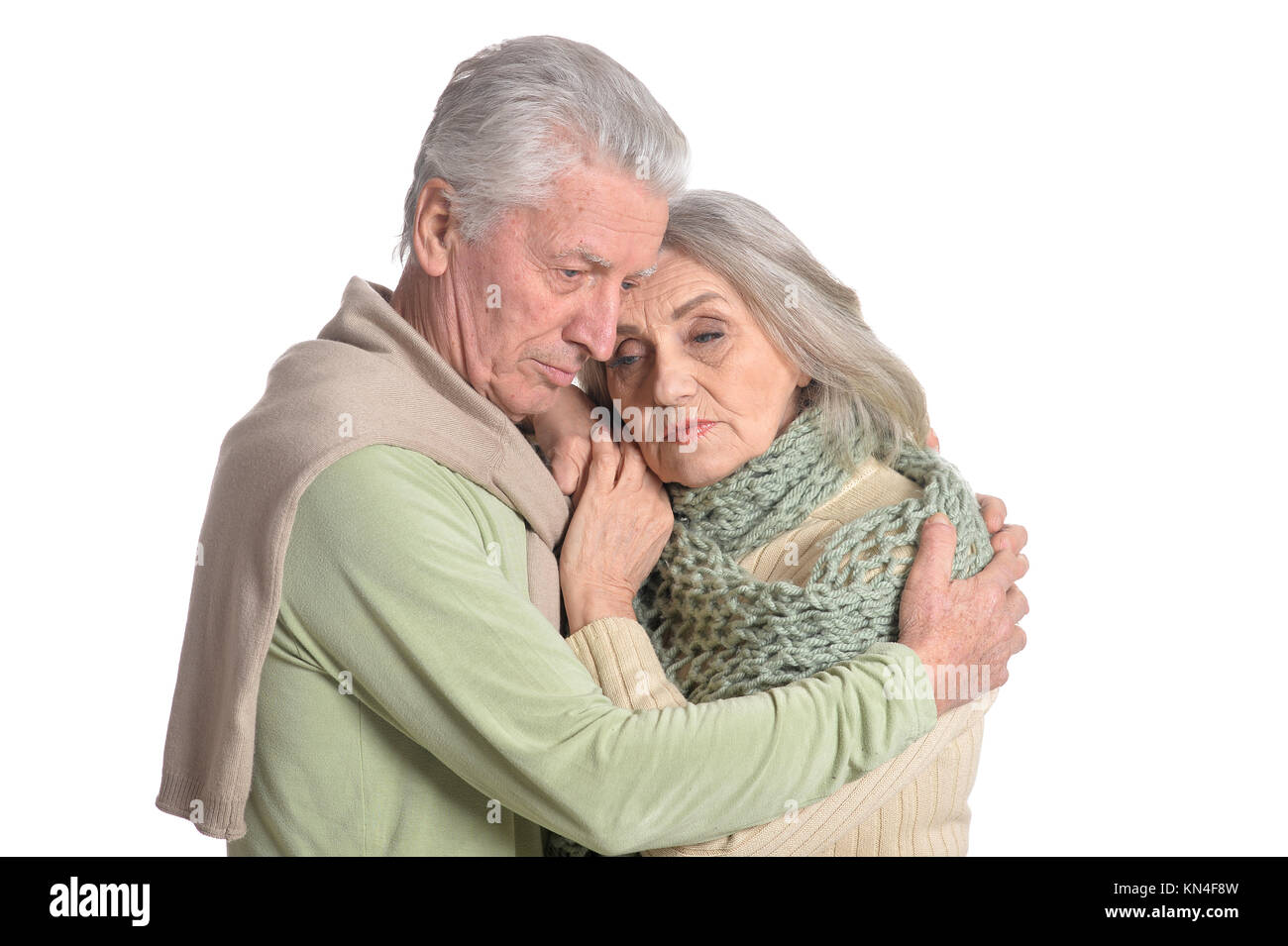 Sad Senior couple Stock Photo - Alamy