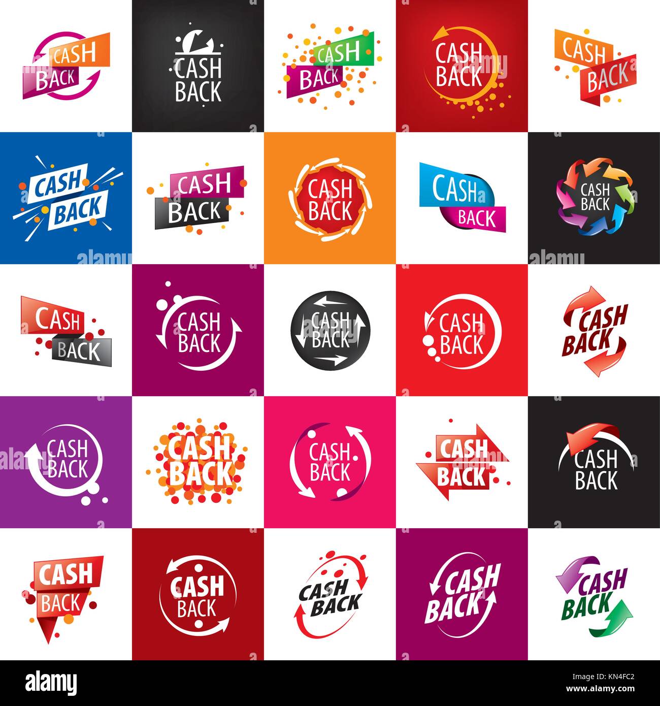 emblem cash back Stock Vector Image & Art - Alamy