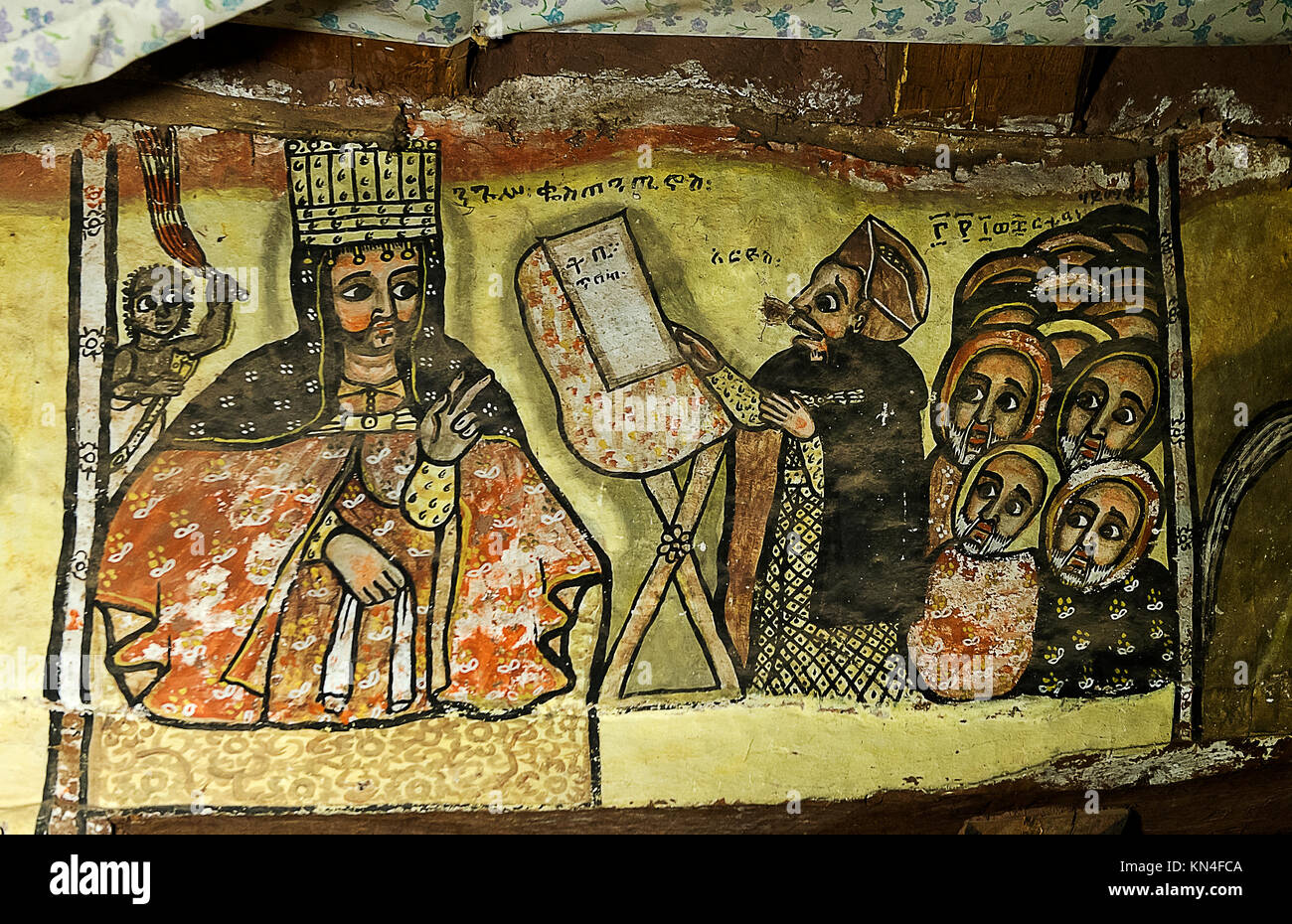 Emperor Constantine listening to Arius at the council of Nicacea in AD ...