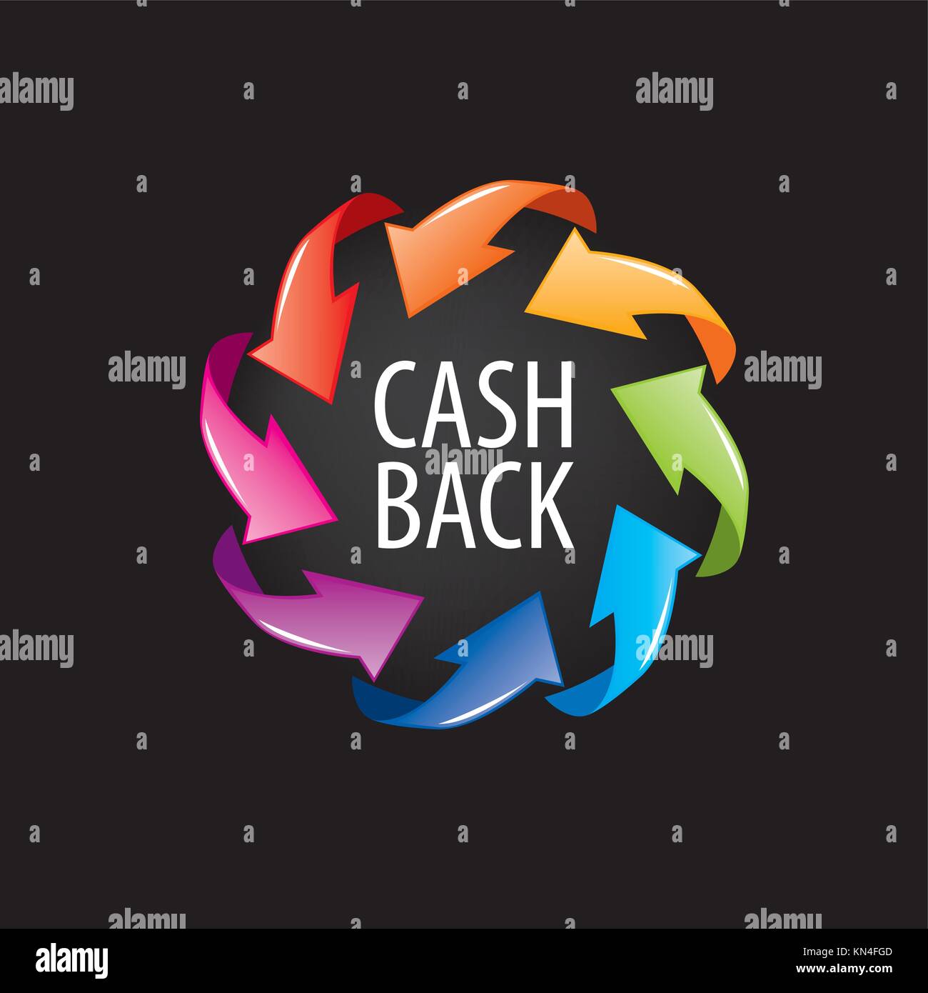 emblem cash back Stock Vector Image & Art - Alamy