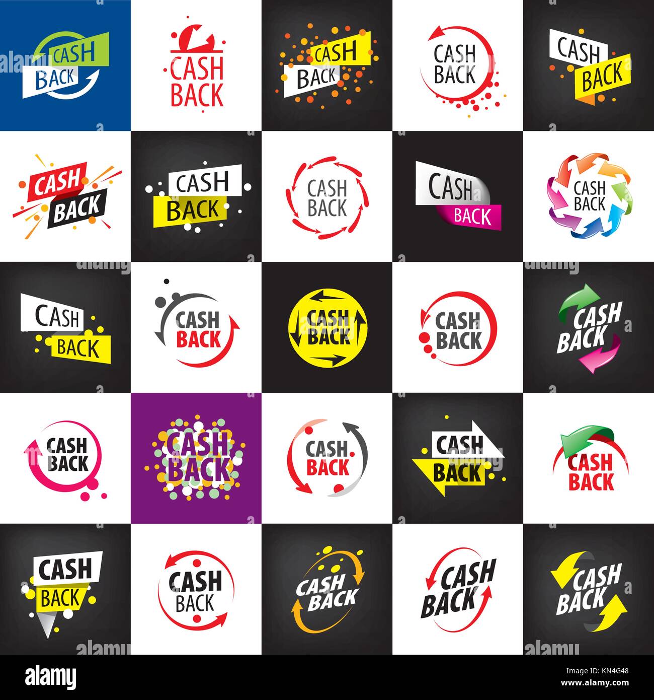 emblem cash back Stock Vector Image & Art - Alamy