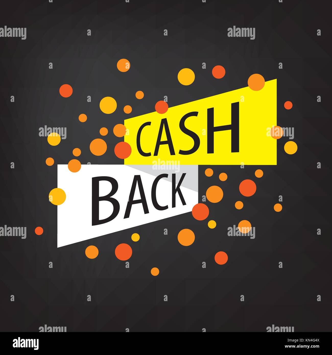 Ribbon cashback symbol logo Stock Vector Images - Alamy