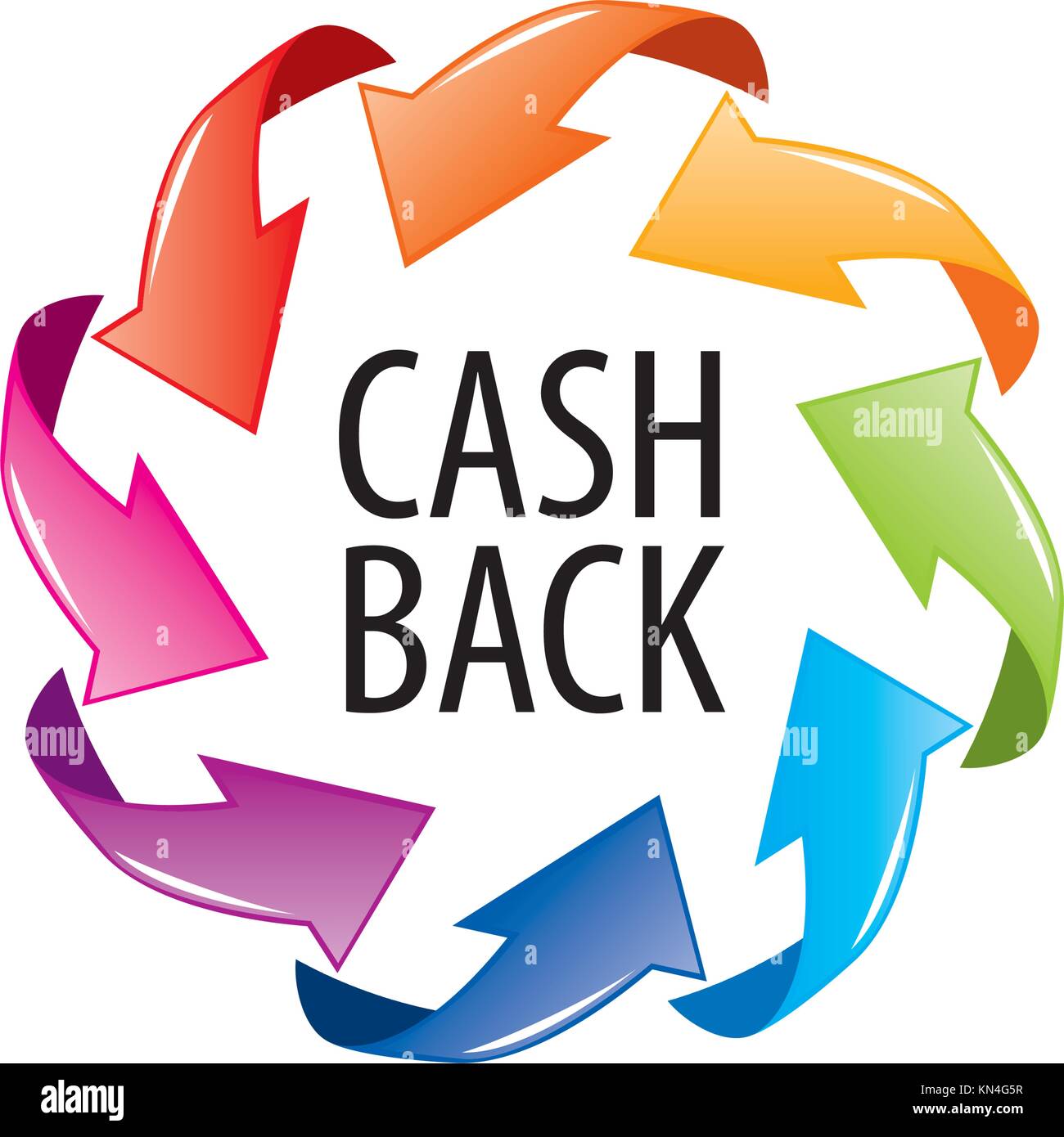emblem cash back Stock Vector Image & Art - Alamy