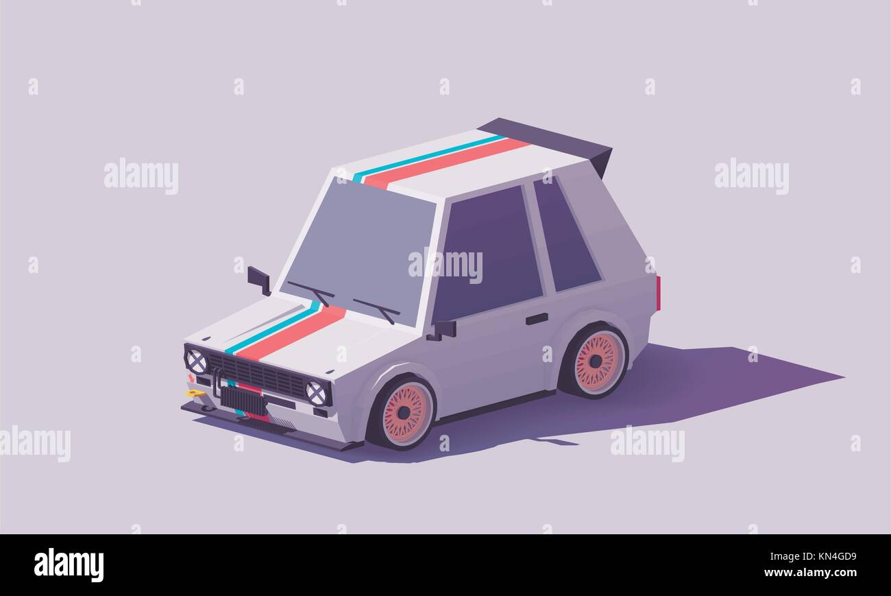 Vector low poly hot hatch Stock Vector Image & Art - Alamy