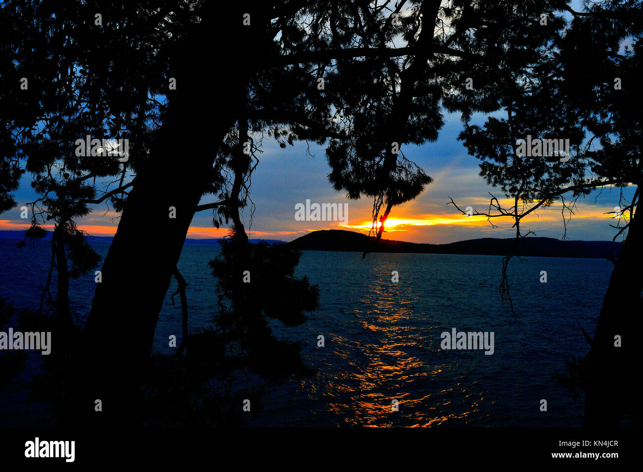 Sunset in Split,Croatia Stock Photo - Alamy