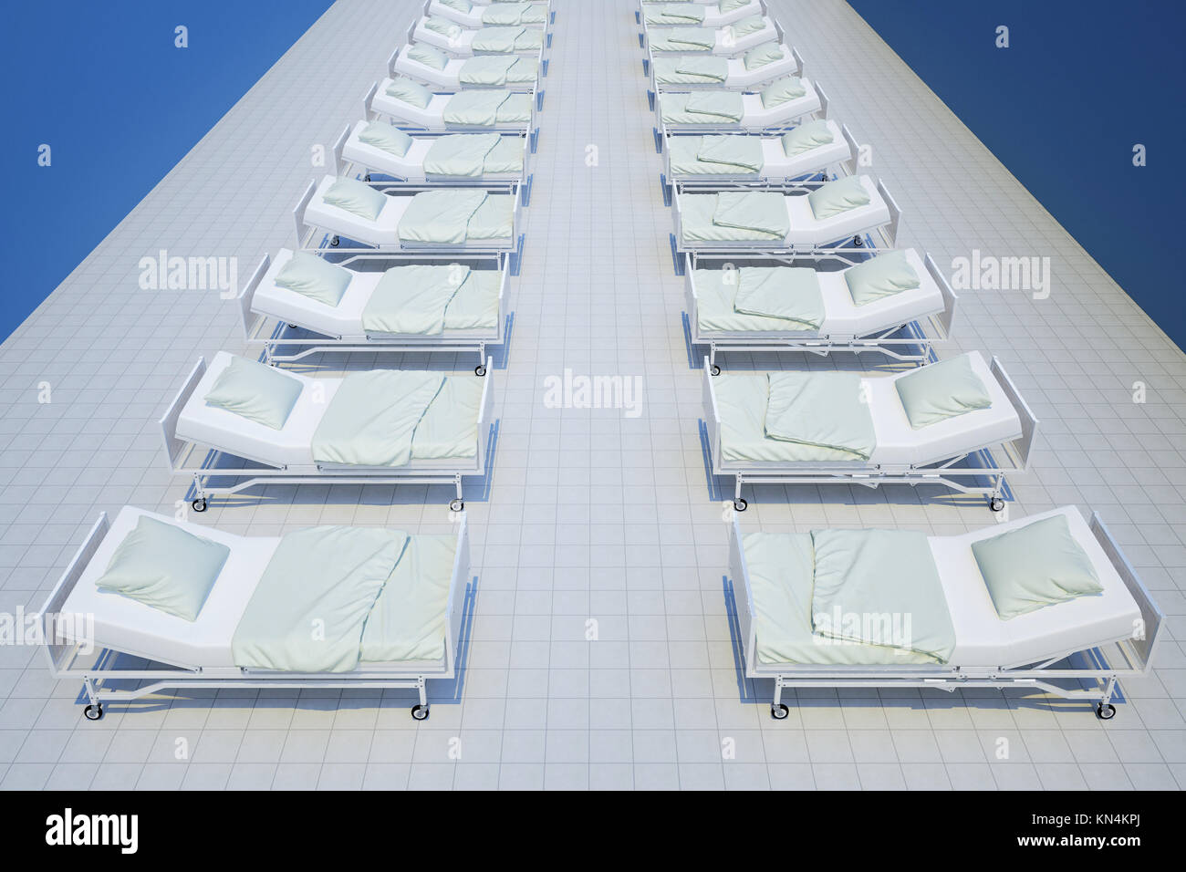 Row of beds hospital hi-res stock photography and images - Alamy