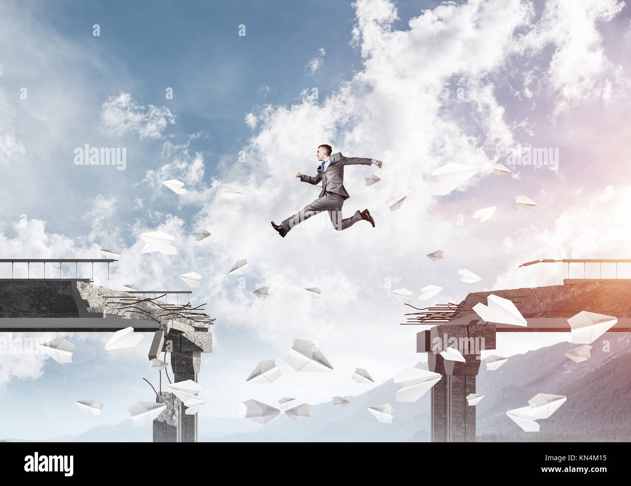 Problems and difficulties overcoming concept Stock Photo - Alamy