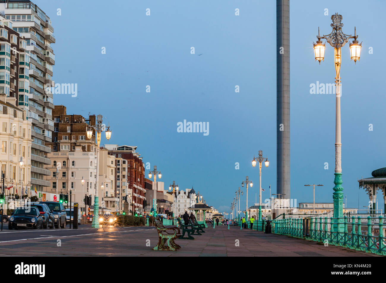 Brighton skyline night hi-res stock photography and images - Alamy