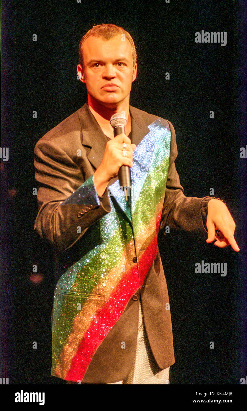 Graham Norton performing his stand-up routine at the Theatre Royal ...