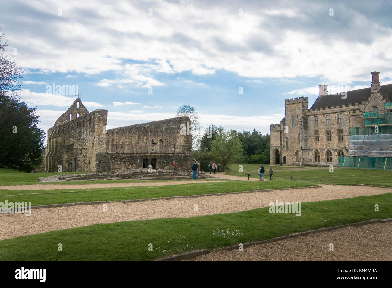 Battle Abbey remains and the rear of Battle Abbey School, Battle ...