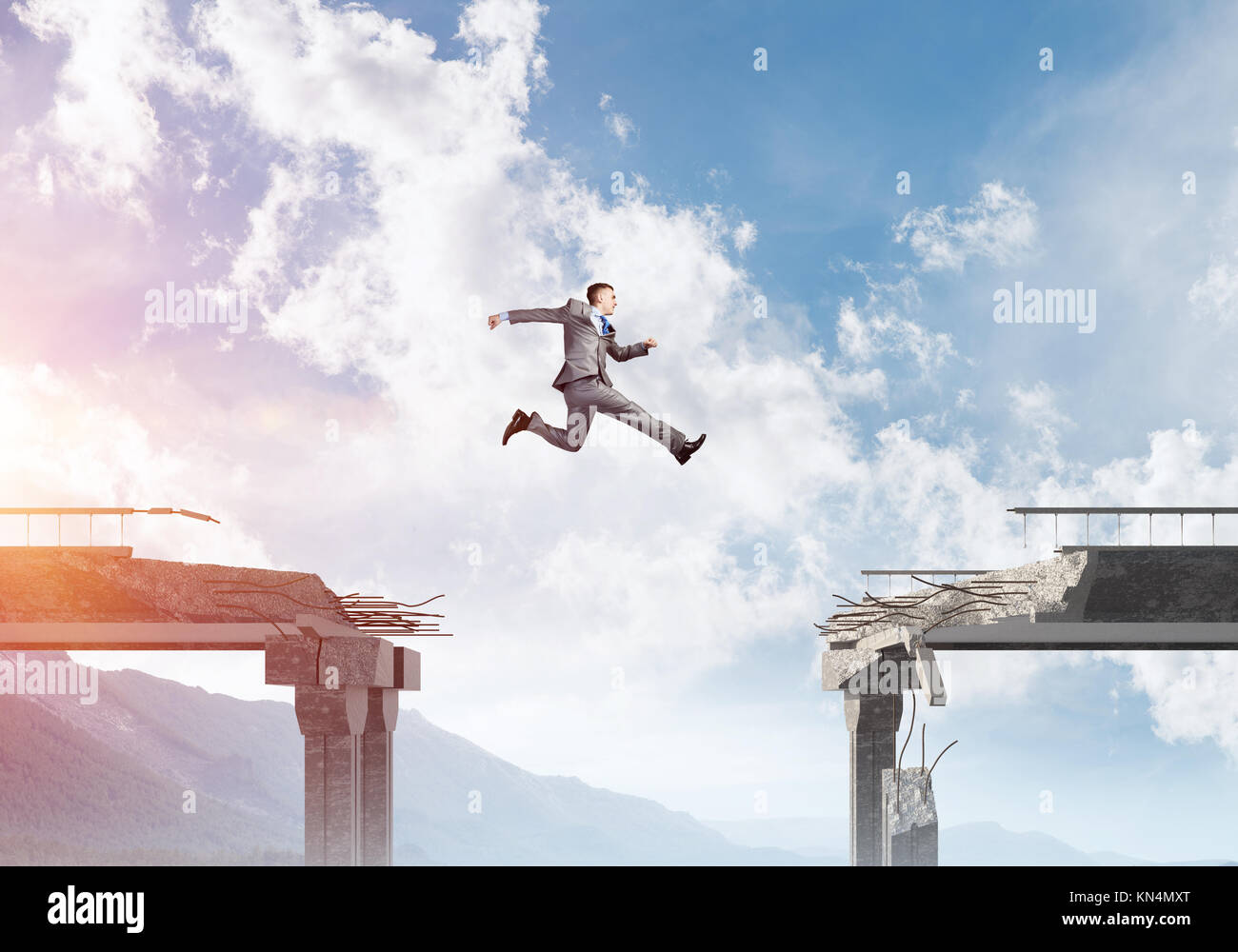 Problems and difficulties overcoming concept Stock Photo - Alamy