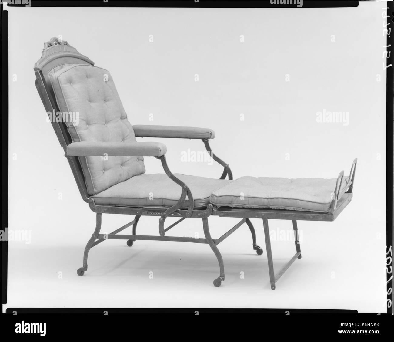 This folding armchair, manufactured by Marks Adjustable Folding Chair ...