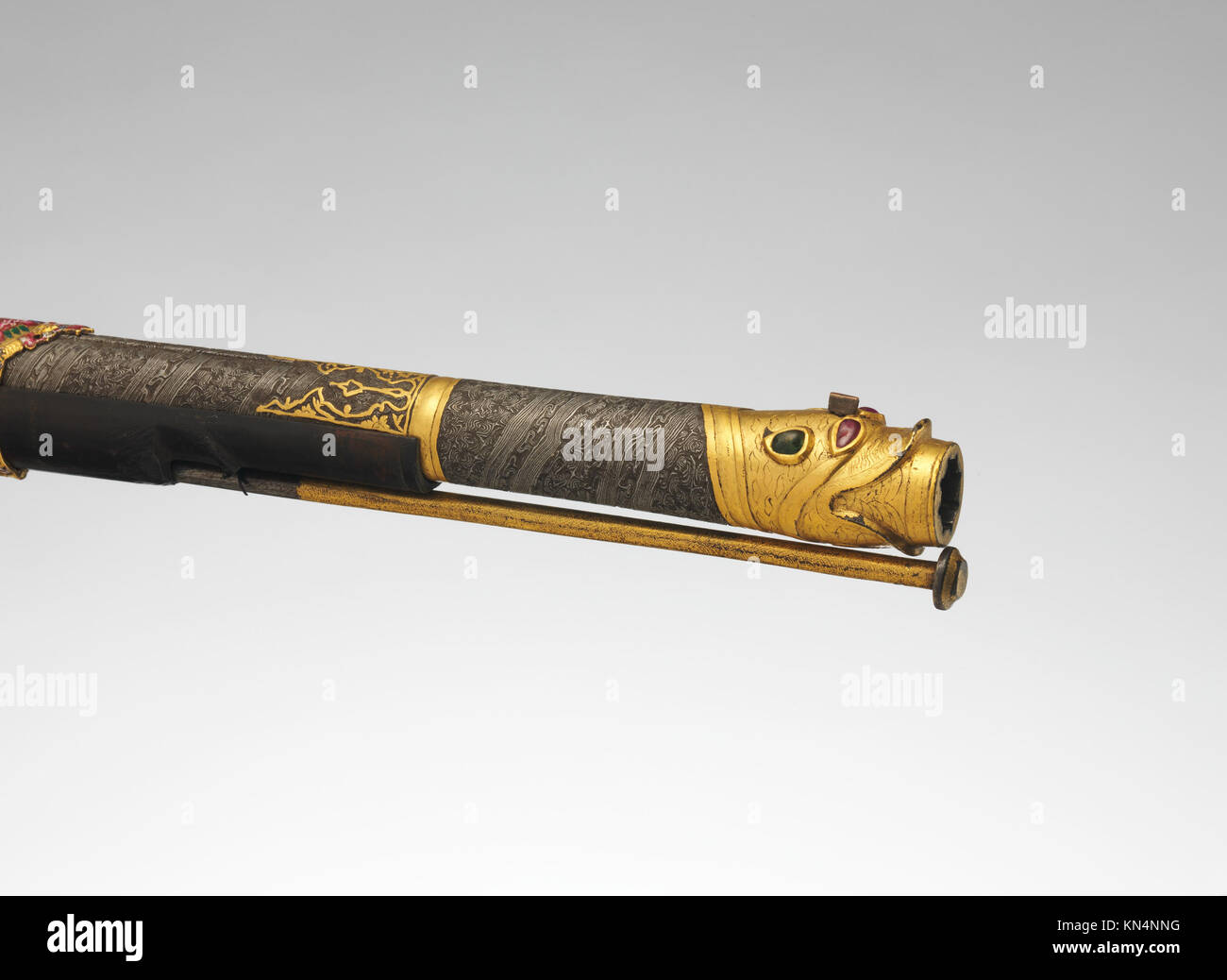 The flintlock gun is a type of firearm known for its use of a flint ...