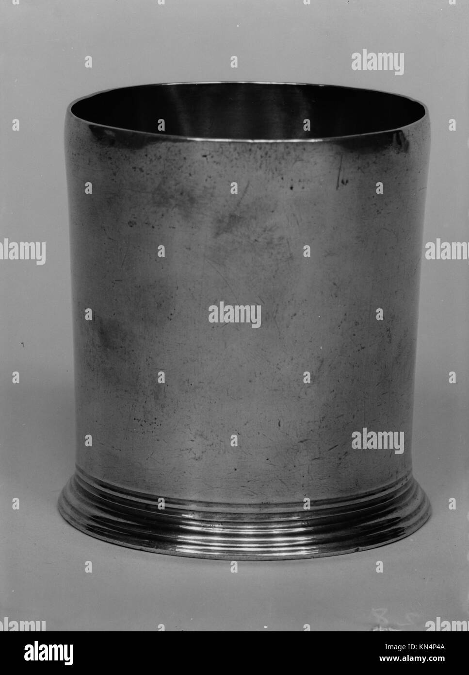 This pewter beaker, created by Samuel Danforth between 1795 and 1816 ...