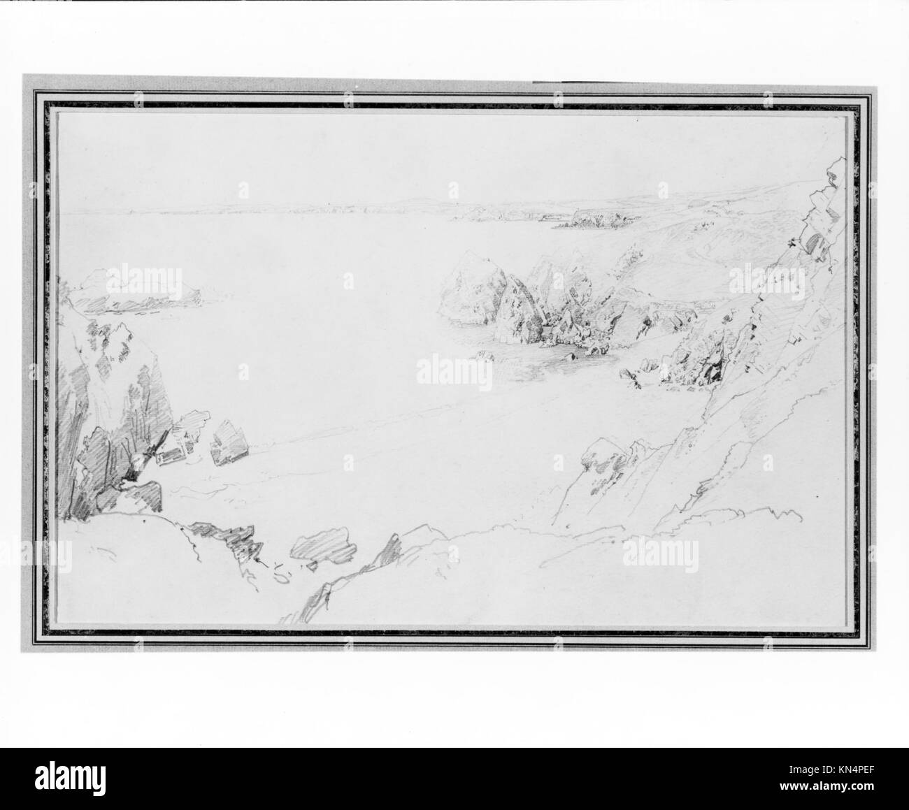 A painting depicting the Cornwall coastline, highlighting the region’s ...