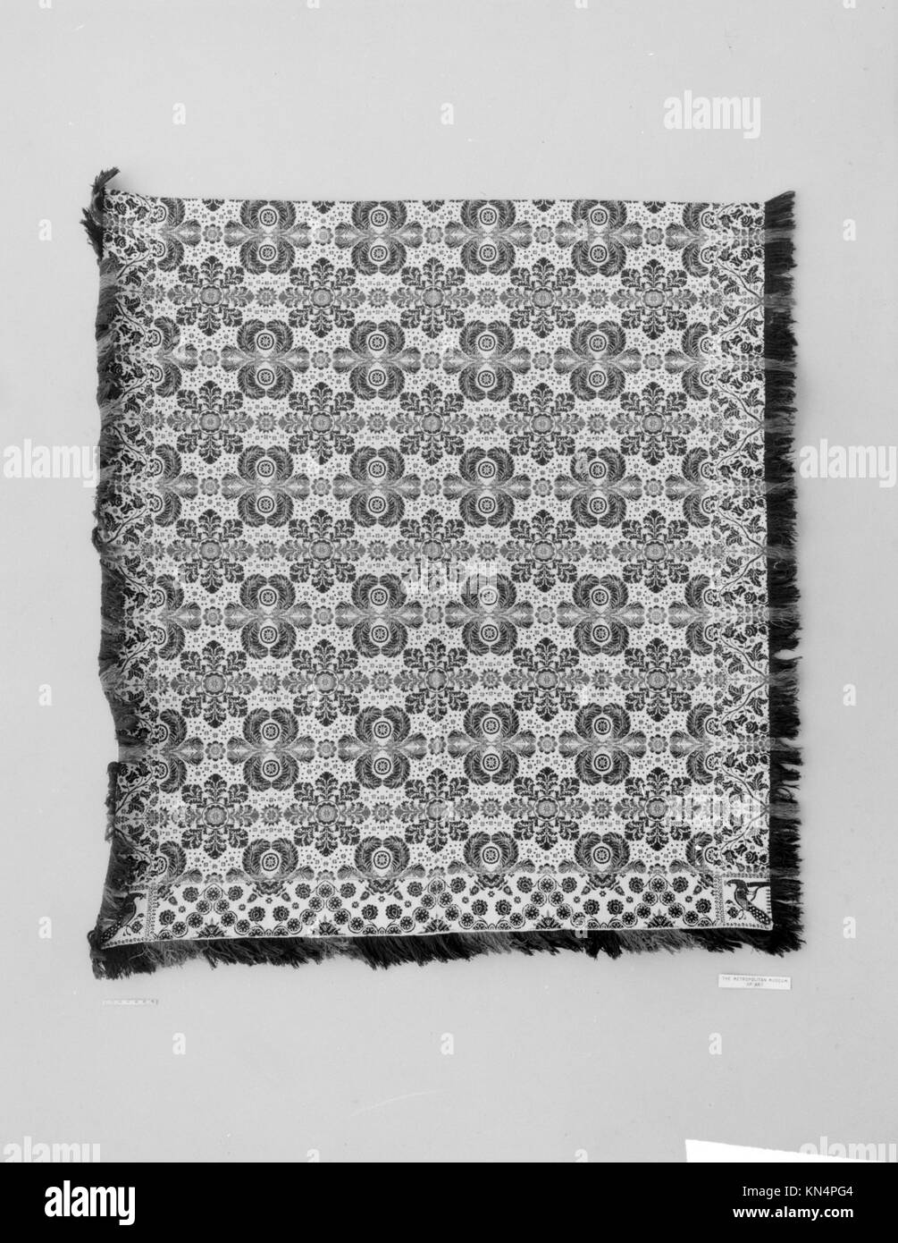 Traditional woven coverlet Black and White Stock Photos & Images - Alamy