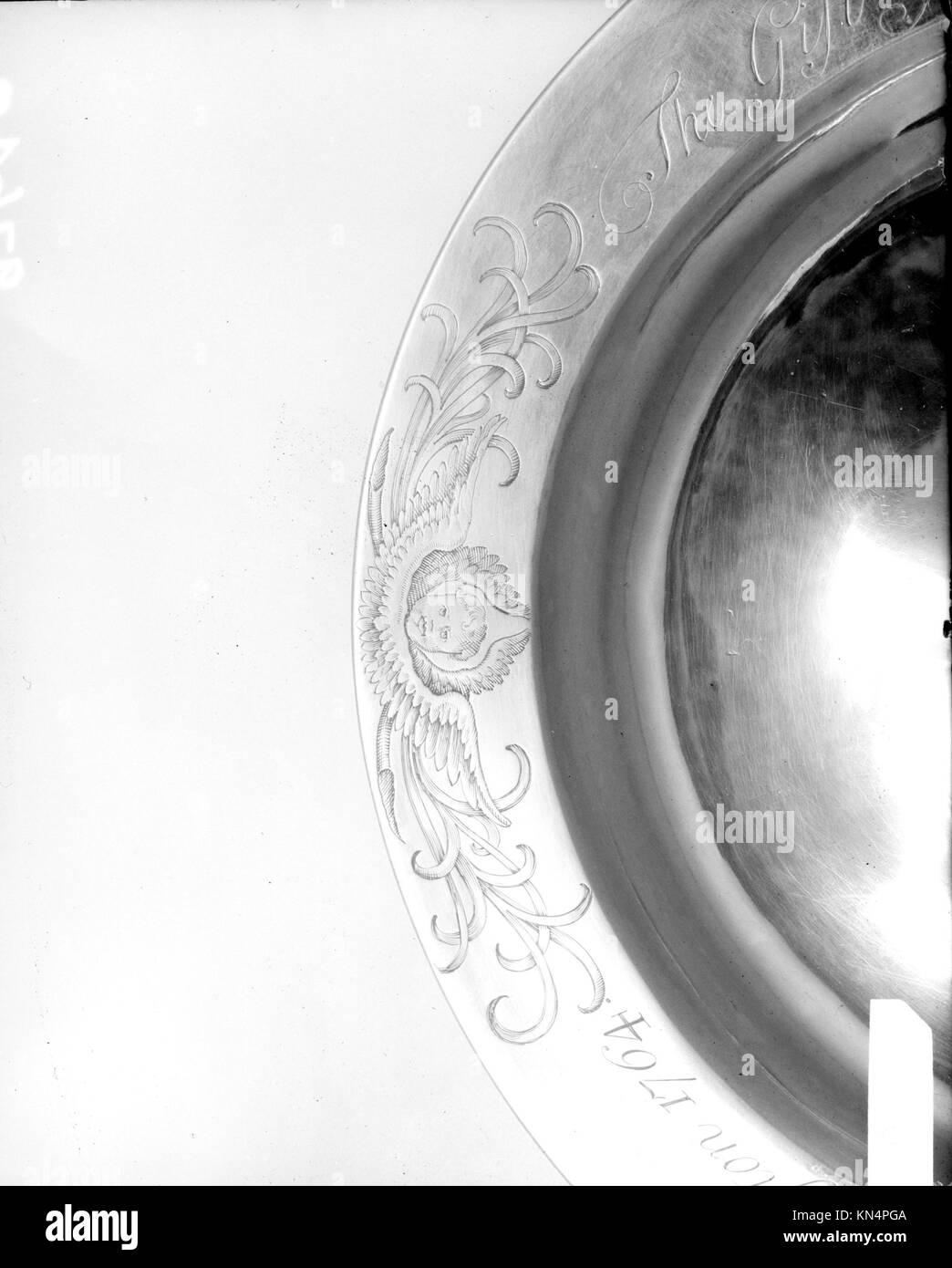 This communion dish is an example of liturgical objects used in ...