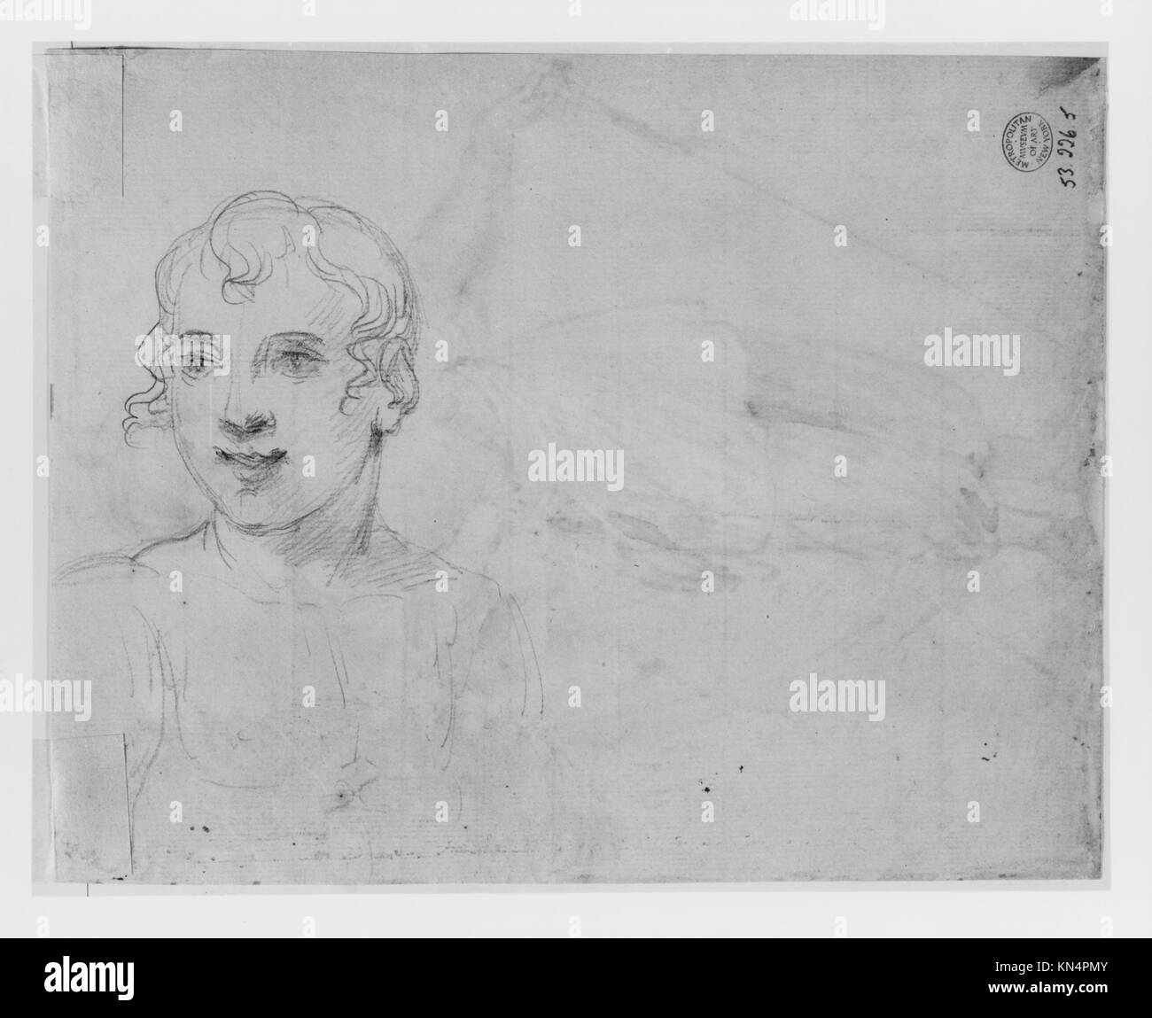 Half figure sketch hi-res stock photography and images - Alamy