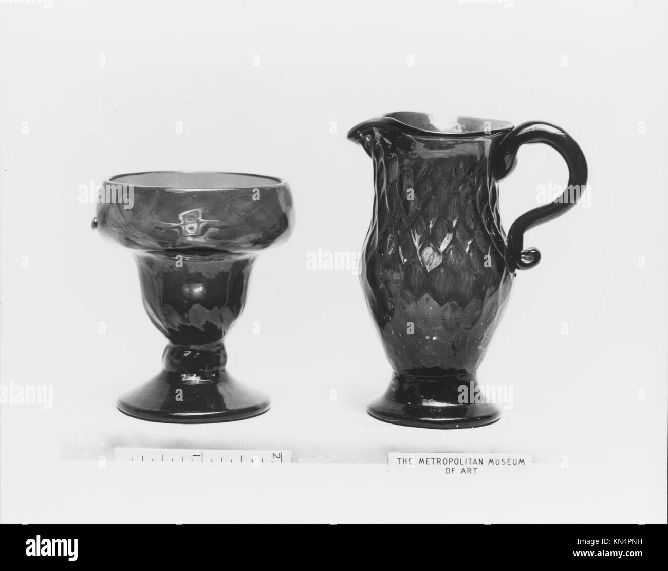 Creamer MET 8079 2589 American, Creamer, 1780?1820, Blown pattern ...