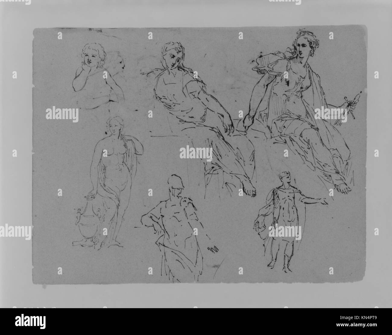 Sketchbook page showing detailed drawing, demonstrating artistic ...