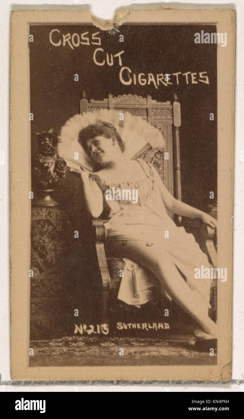 This card features Sutherland from the 'Actors and Actresses' series ...