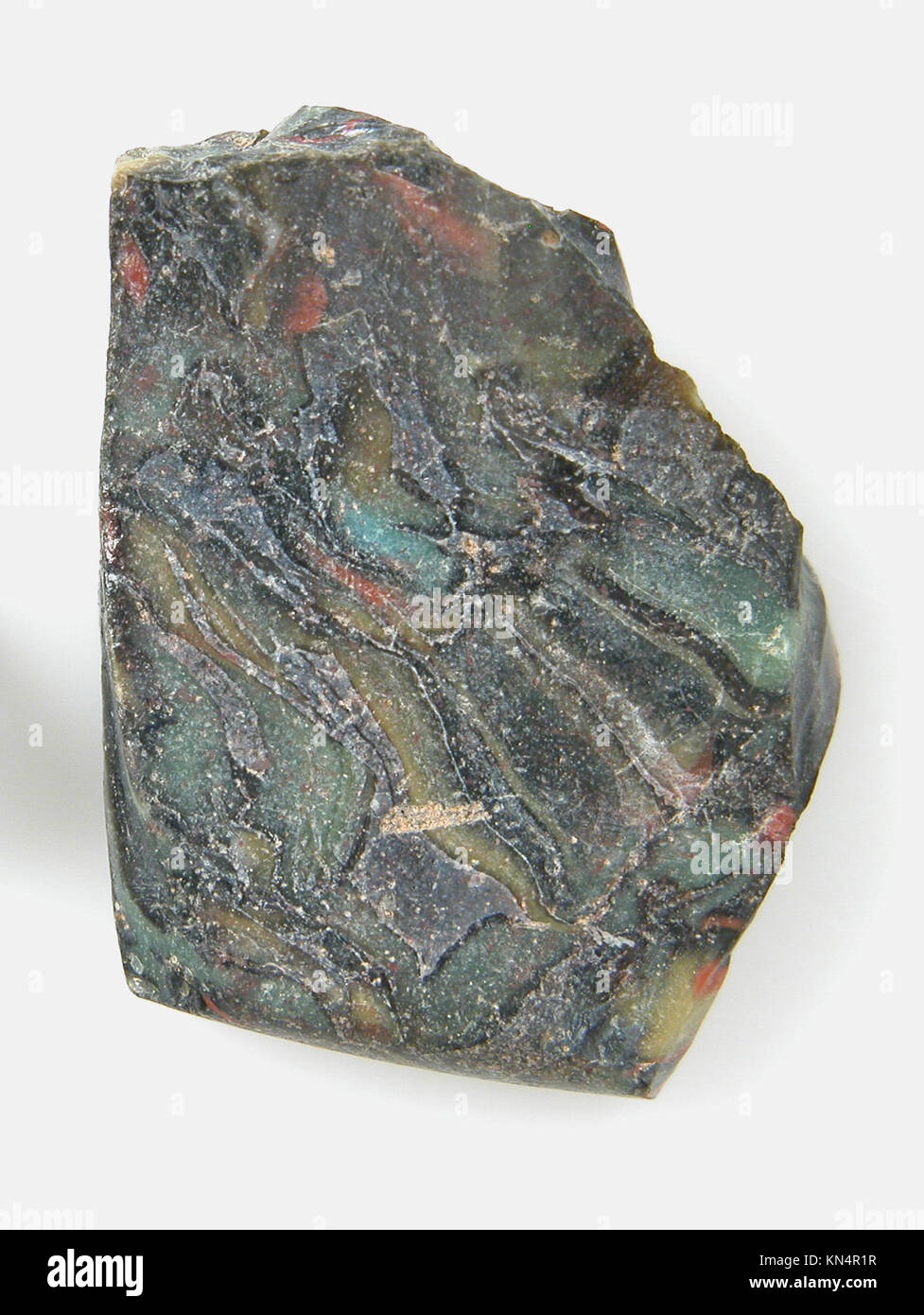 Fragments of glass from an ancient vessel, offering a glimpse into the ...