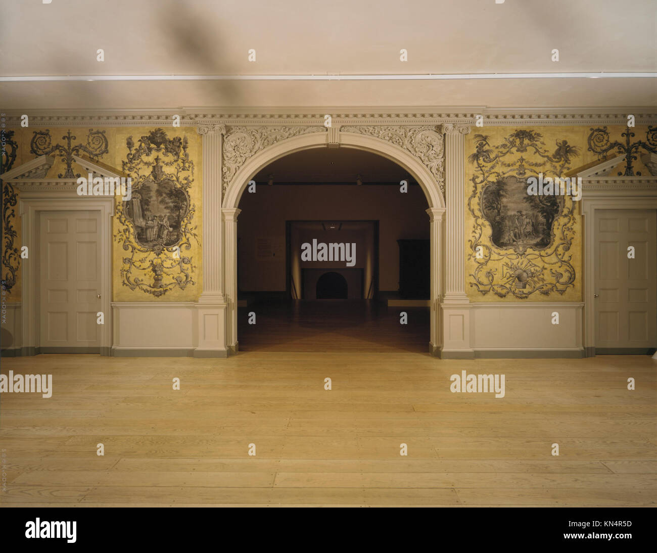 This door originates from the Great Hall of Van Rensselaer Manor House ...