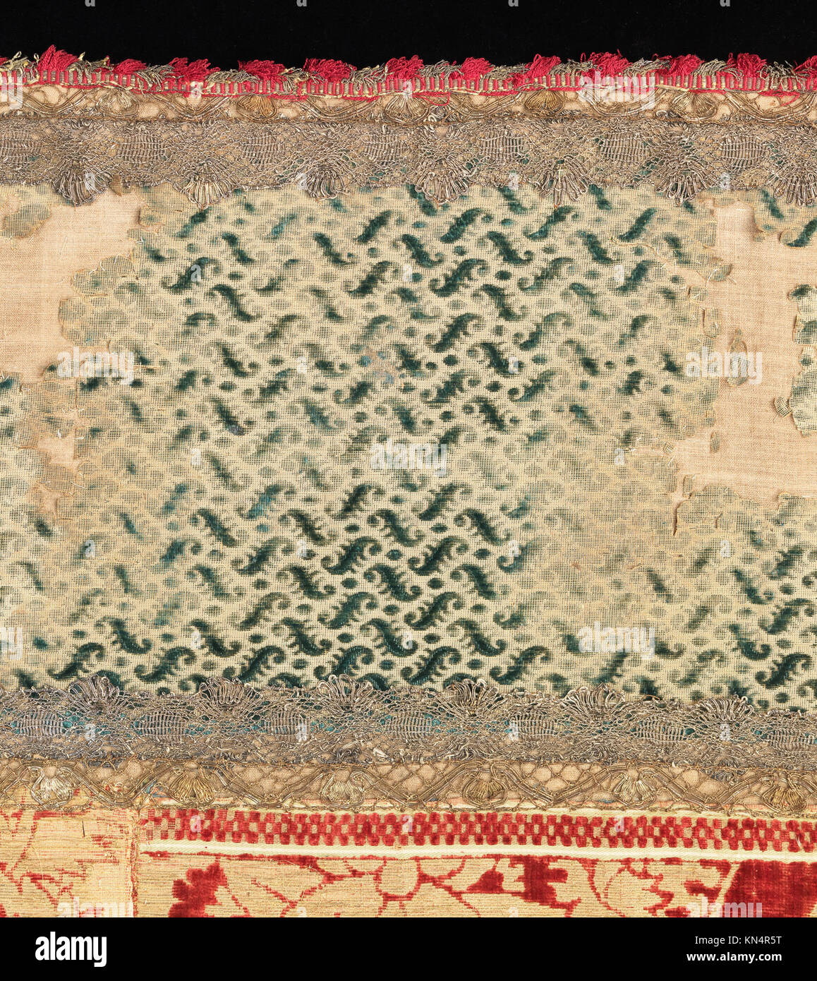 This artifact is a detailed depiction of a medieval cope, a ceremonial ...