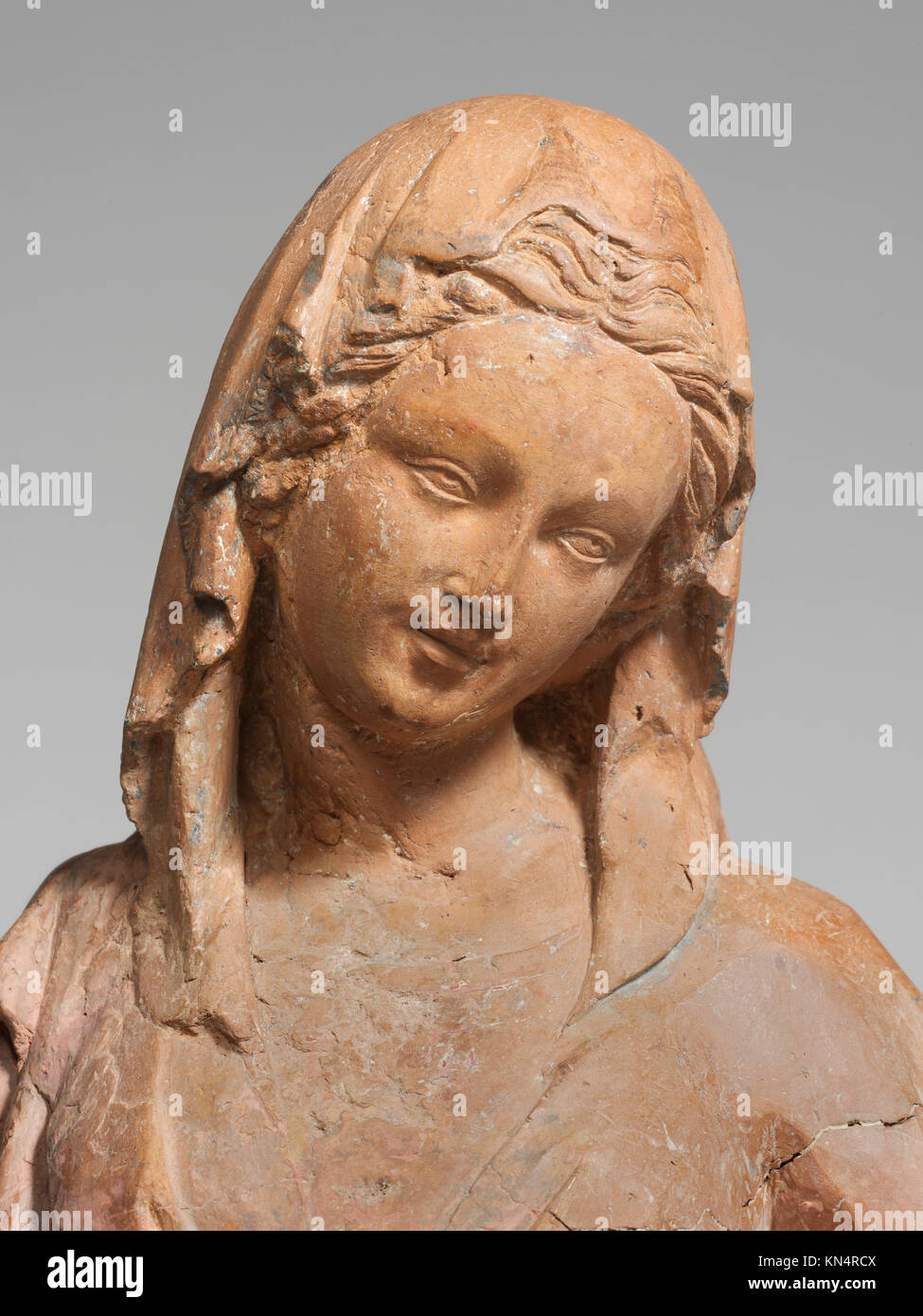 Enthroned Virgin MET DP167926 469983 Stock Photo - Alamy