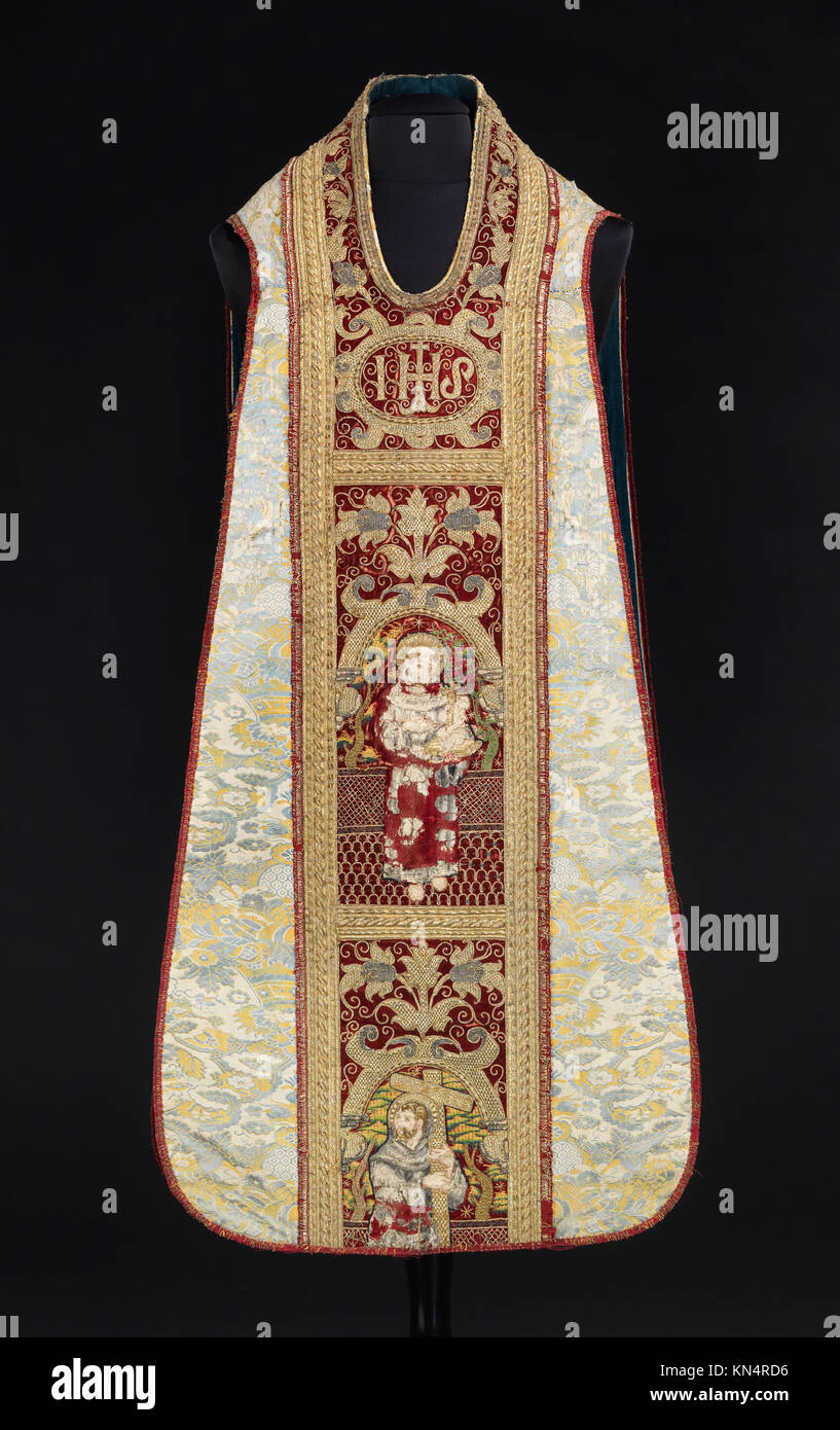 Chasuble is a liturgical garment worn by clergy during religious ...