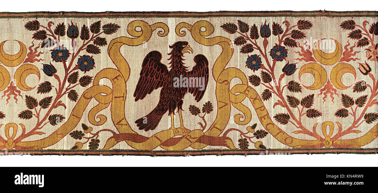 This artifact is a border piece featuring Strozzi emblems, part of the ...